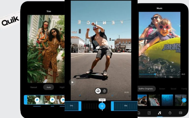 Quik by GoPro is a free video editor app that allows you to ...
